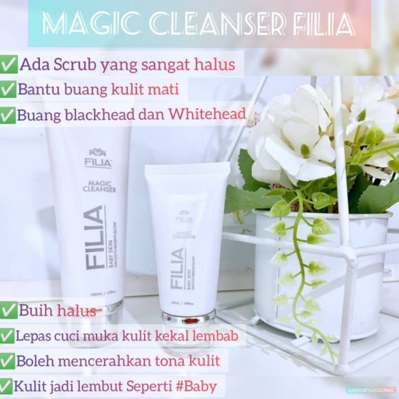 🔥READY STOCK🔥 Magic Cleanser Filia 50ml/100ml (Gel/Scrub) 💯% ORIGINAL ...