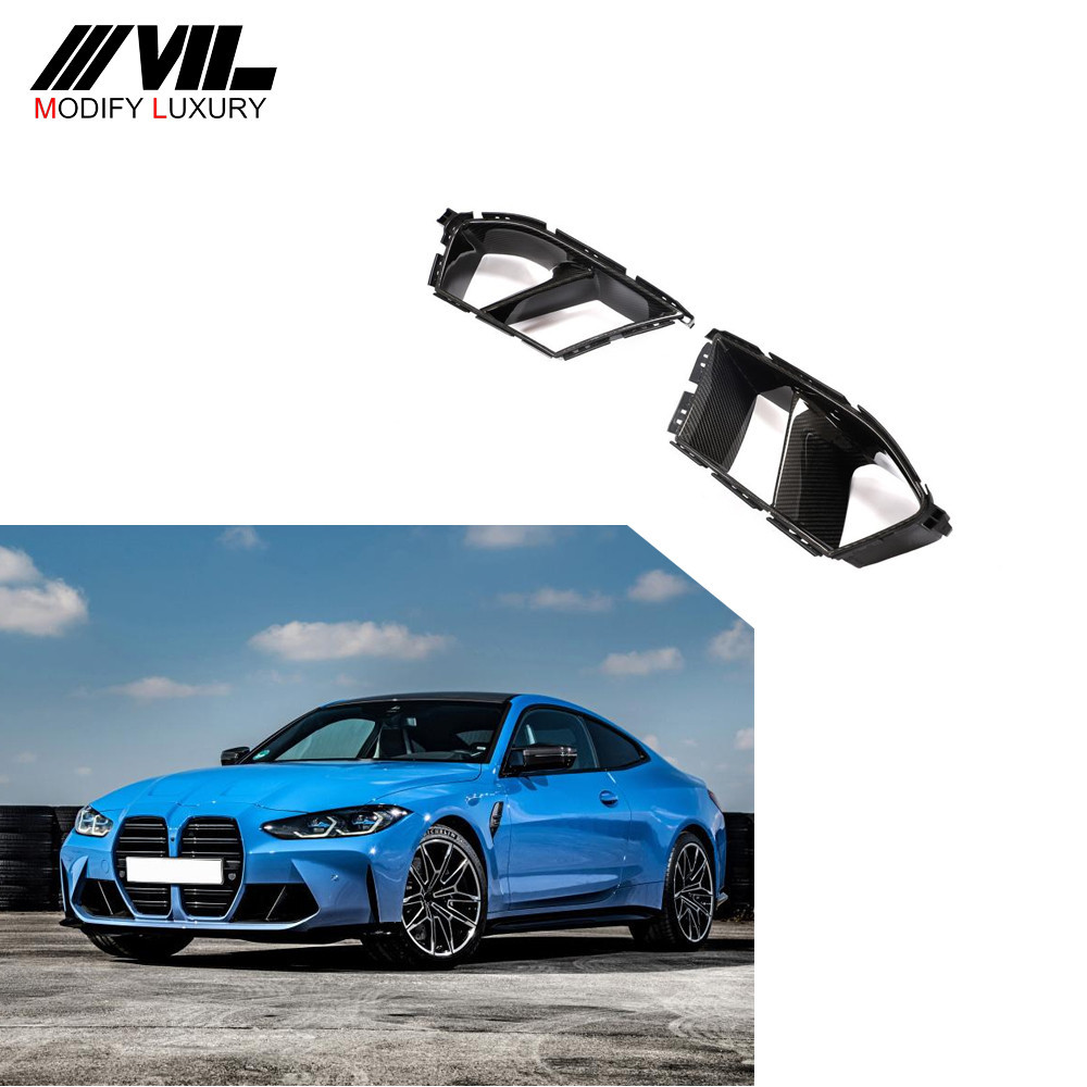 Modify Luxury New G80 G82 Dry Carbon Fiber Front Bupmer Air Vents for ...