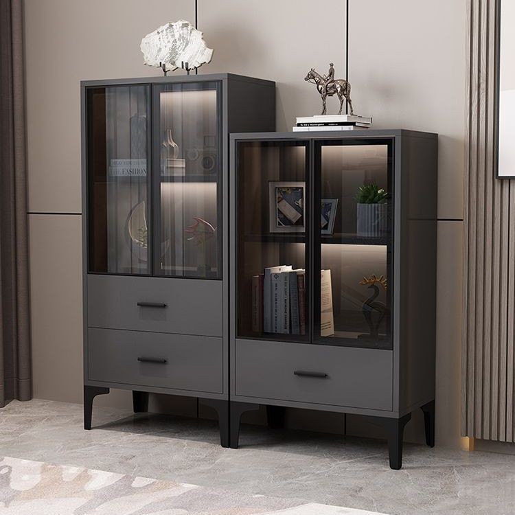 Hand model display cabinet sideboard living room glass transparent door ...