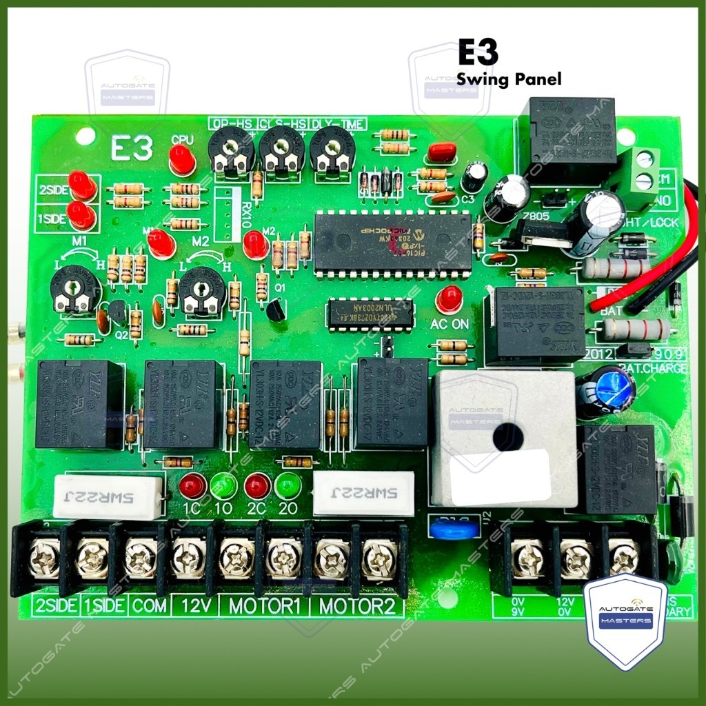 E3 SWING ARM AUTOGATE control panel board ( DNOR 212 712 AGT 07 OAE ...