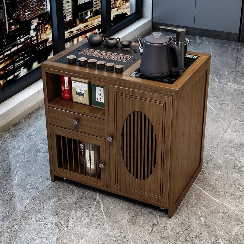 Mobile Tea Table Small Tea Table Home Tea Cabinet Small Coffee Table ...