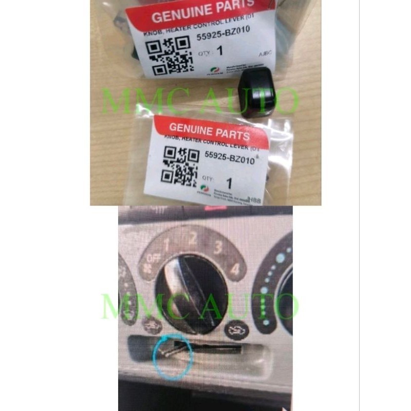 Perodua Viva All Model Air Cond Knob Cap / Air Conditioning Controller ...