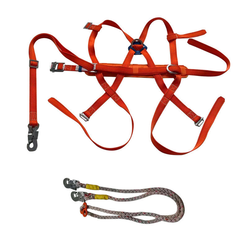 ST-⛵Cushion Safety Belt Waist Safety Belt Five-Point Full Body Safety ...