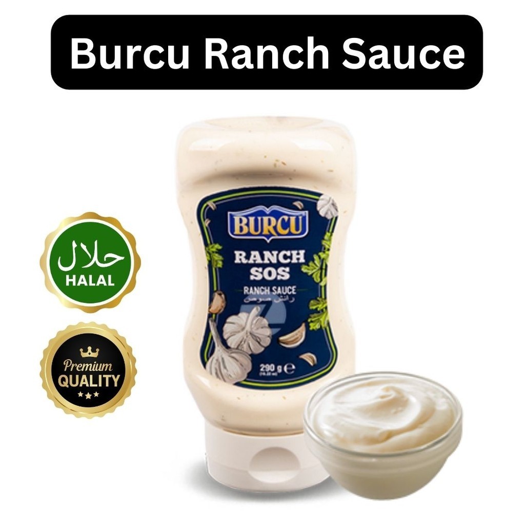 Burcu Garlic Mayonnaise/ Mayonnaise/ Ranch Sauce/ BBQ Sauce/ Ketchup ...