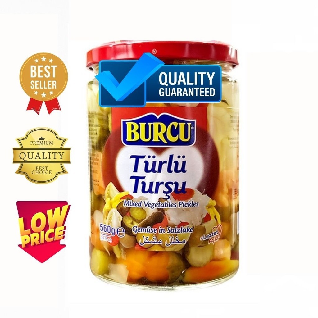 Burcu Mixed Vegetables Pickles, 560g | Shopee Malaysia