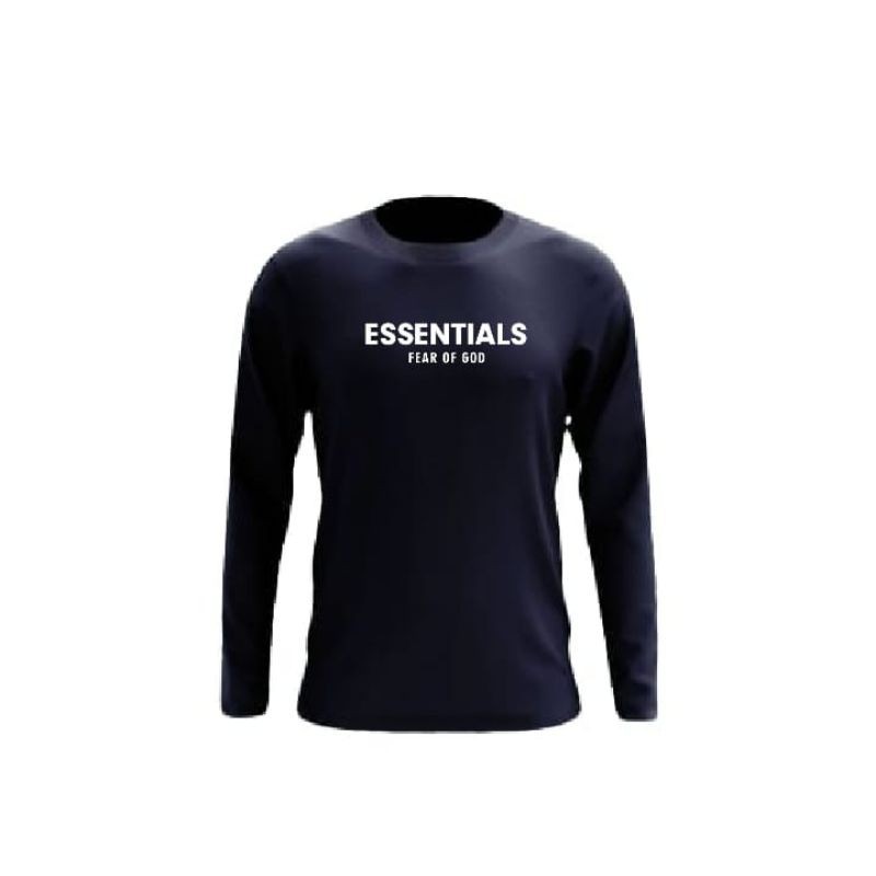 BAJU DEWASA ESSENTIAL FEAR OF GÔD UNISEX LONG SLEEVE T-SHIRT 100% ...