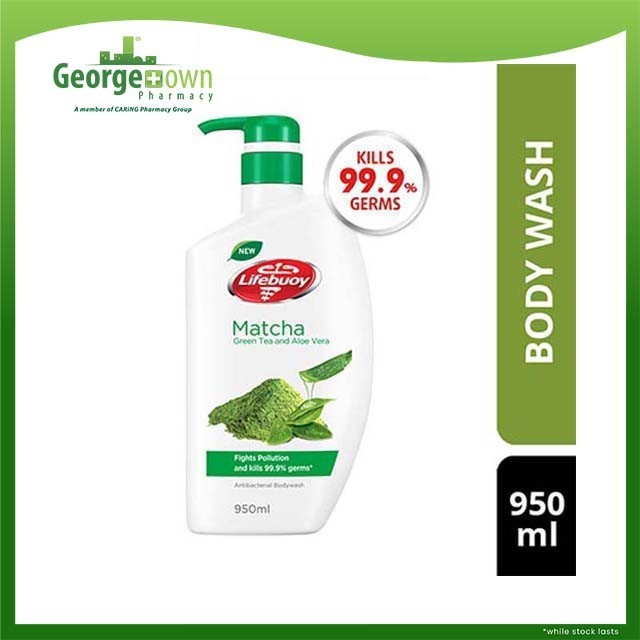 LIFEBUOY MATCHA GREEN TEA & ALOE VERA BODY WASH 950ML | Shopee Malaysia