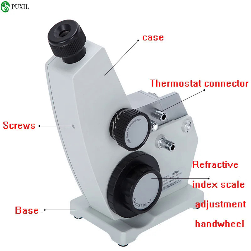 Abbe refractometer 2WAJ monochromatic refractometer digital brix ...