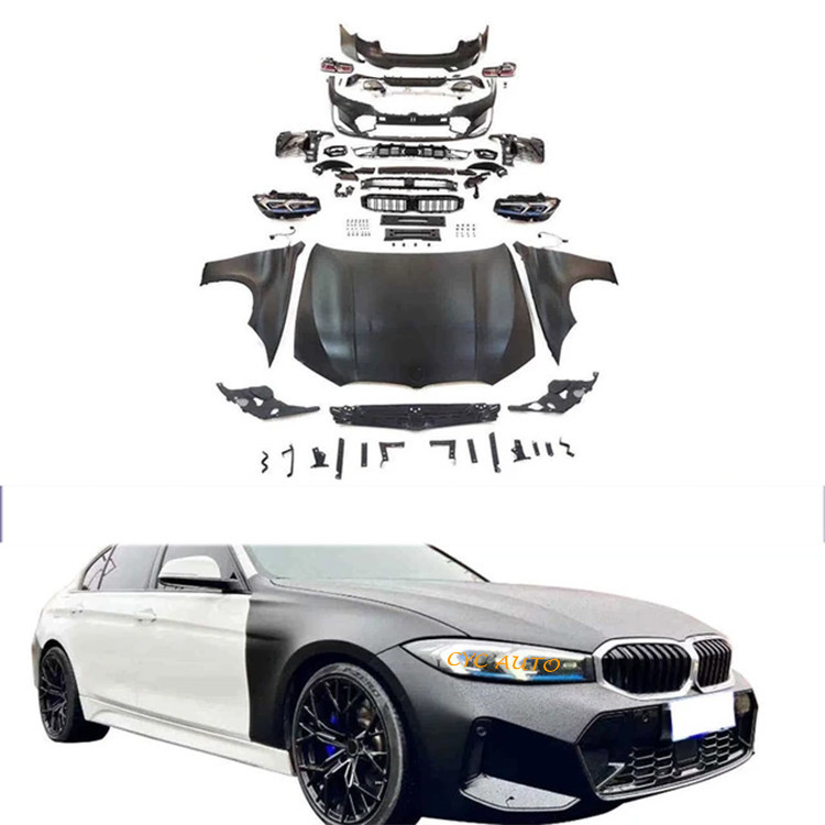 F30 Upgrade accessories To G20 LCI car bumpers full Body kit with light ...