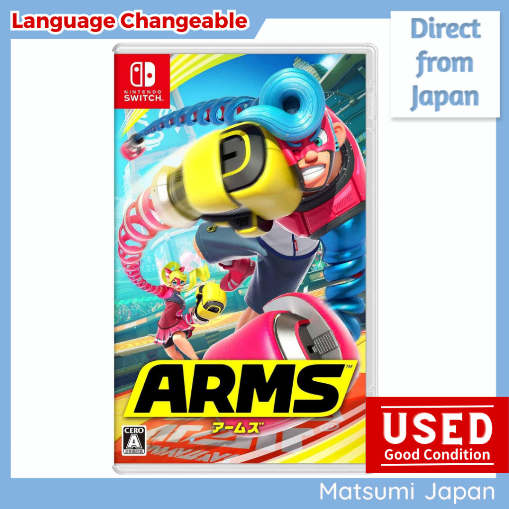 ARMS - Switch [Playable in English] [Direct from Japan] | Shopee Malaysia