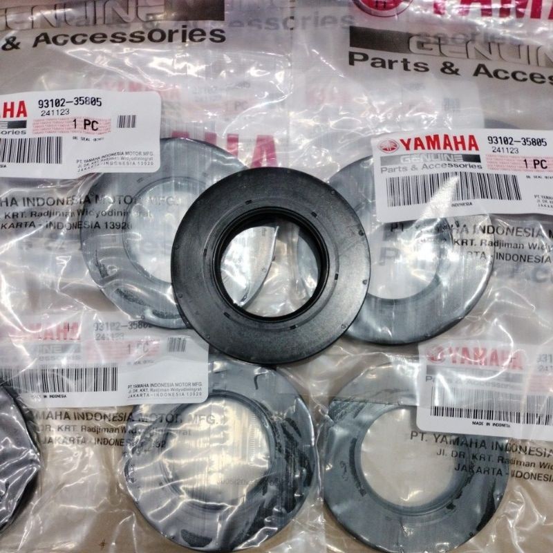 93102-35805 Xmax 250 Oil Seal Crank Pulley Original Yamaha | Shopee ...
