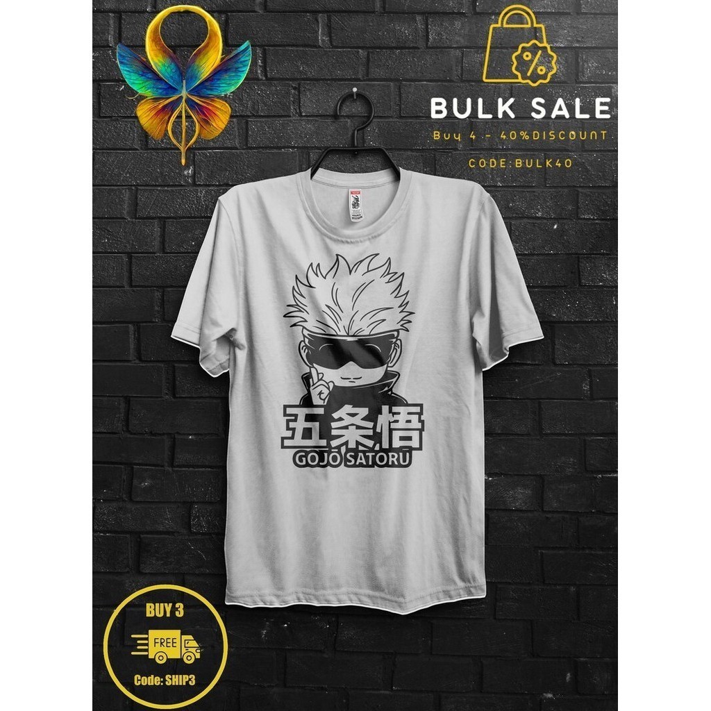 Gojo Satoru Anime Shirt Gift Yuji Itadori Tee Retro Sukuna T-Shirt Yuta ...
