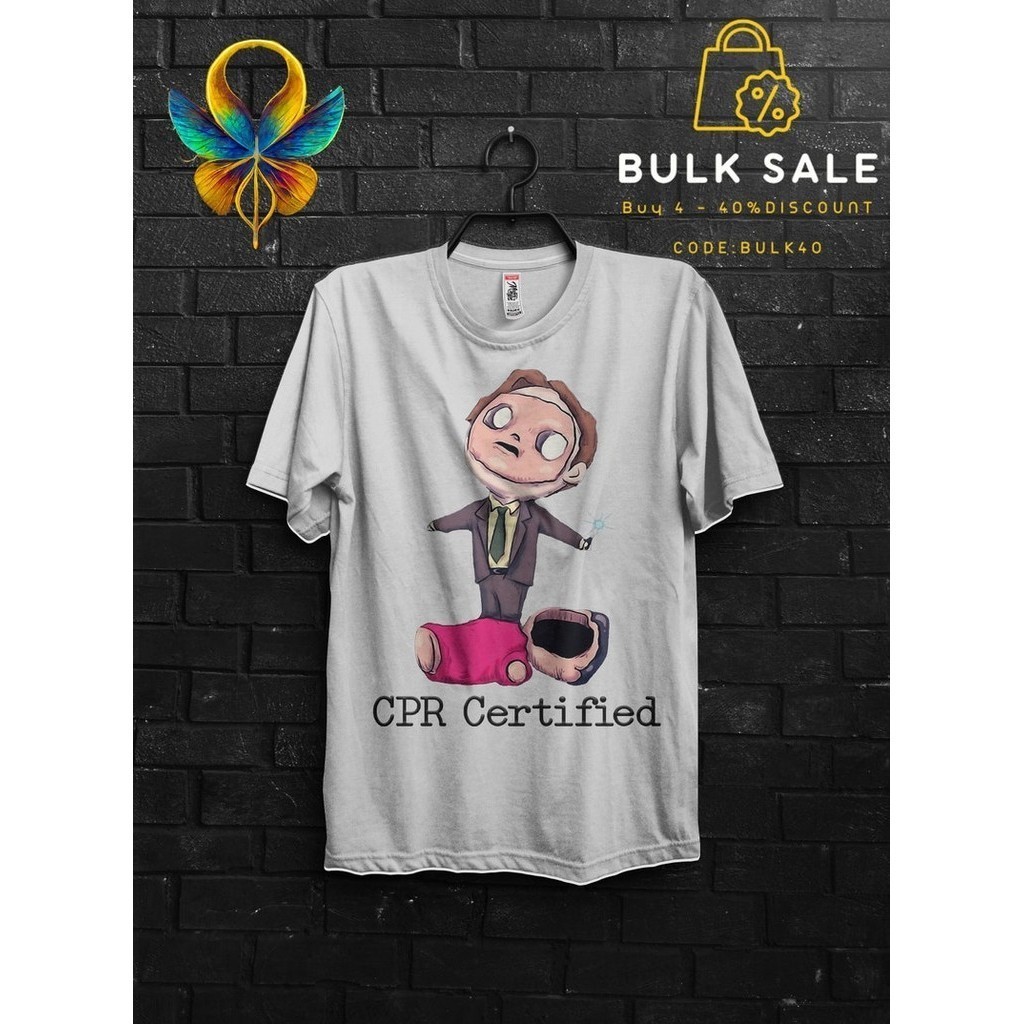 CPR Certified Funny Anime T-Shirt Gift For Nurse CPR Instructor ...