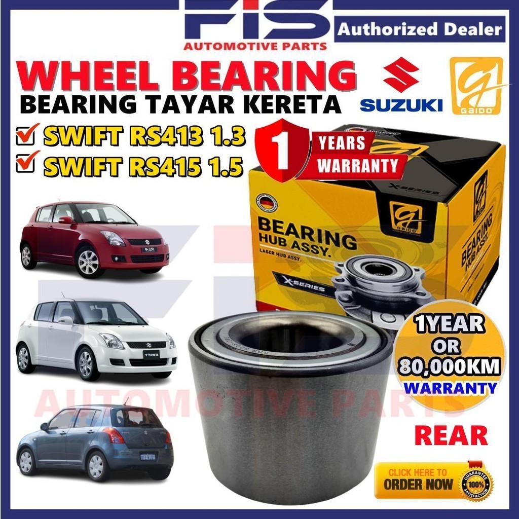 FIS Gaido Rear Wheel Bearing Hub Suzuki Swift RS413 RS415 Belakang ...
