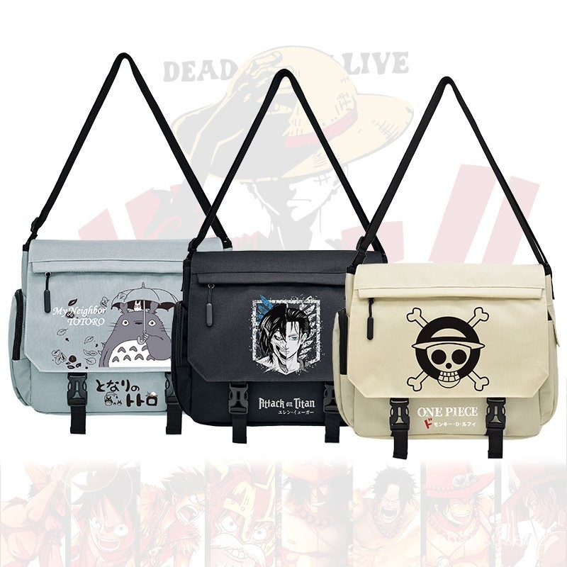Get gifts/HY-6/New One Piece Shoulder Bag Luffy Fire Shadow Totoro ...