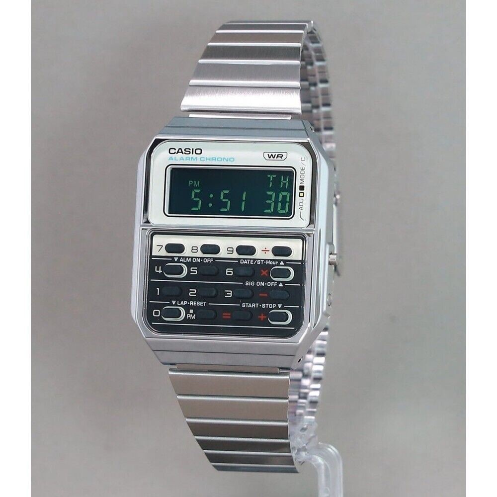 Casio Vintage CA-500WE-7B Heritage Color Cream Digital Calculator ...