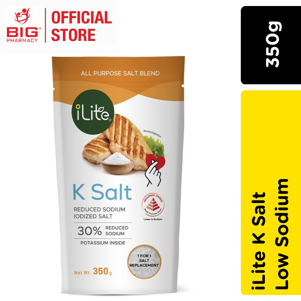 ILite K Salt 350g (Low Sodium Salt) | Shopee Malaysia