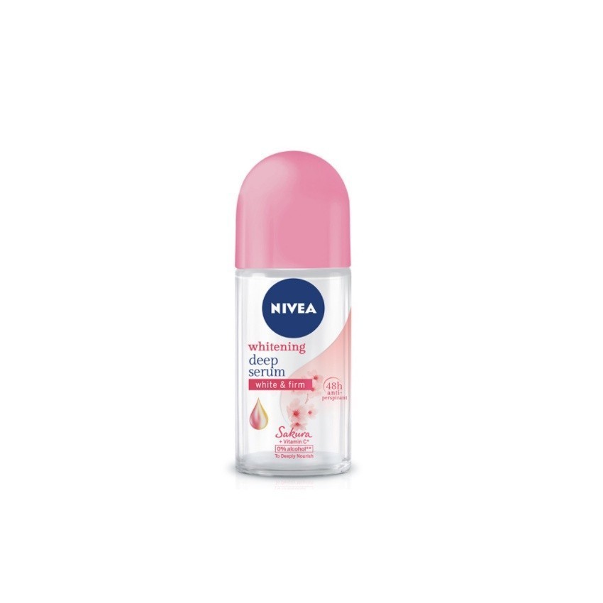 Nivea Female Roll On Deodorant Whitening Deep Serum Sakura 50Ml ...