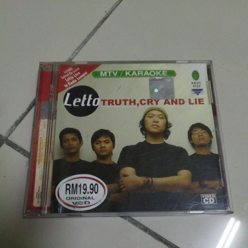 Letto Truth Cry and Lie (2007) VCD Karaoke CD | Shopee Malaysia