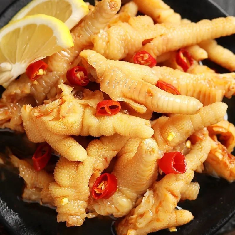 Sour and Spicy Boneless Chicken Feet Deboned Lemon Chicken Feet ...