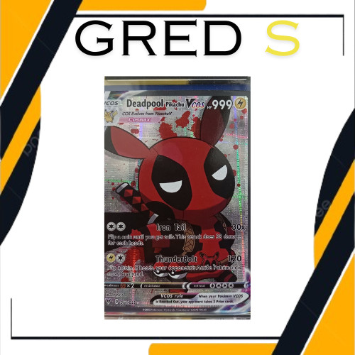 Pikachu Deadpool poncho collection premium edition limited rare special ...