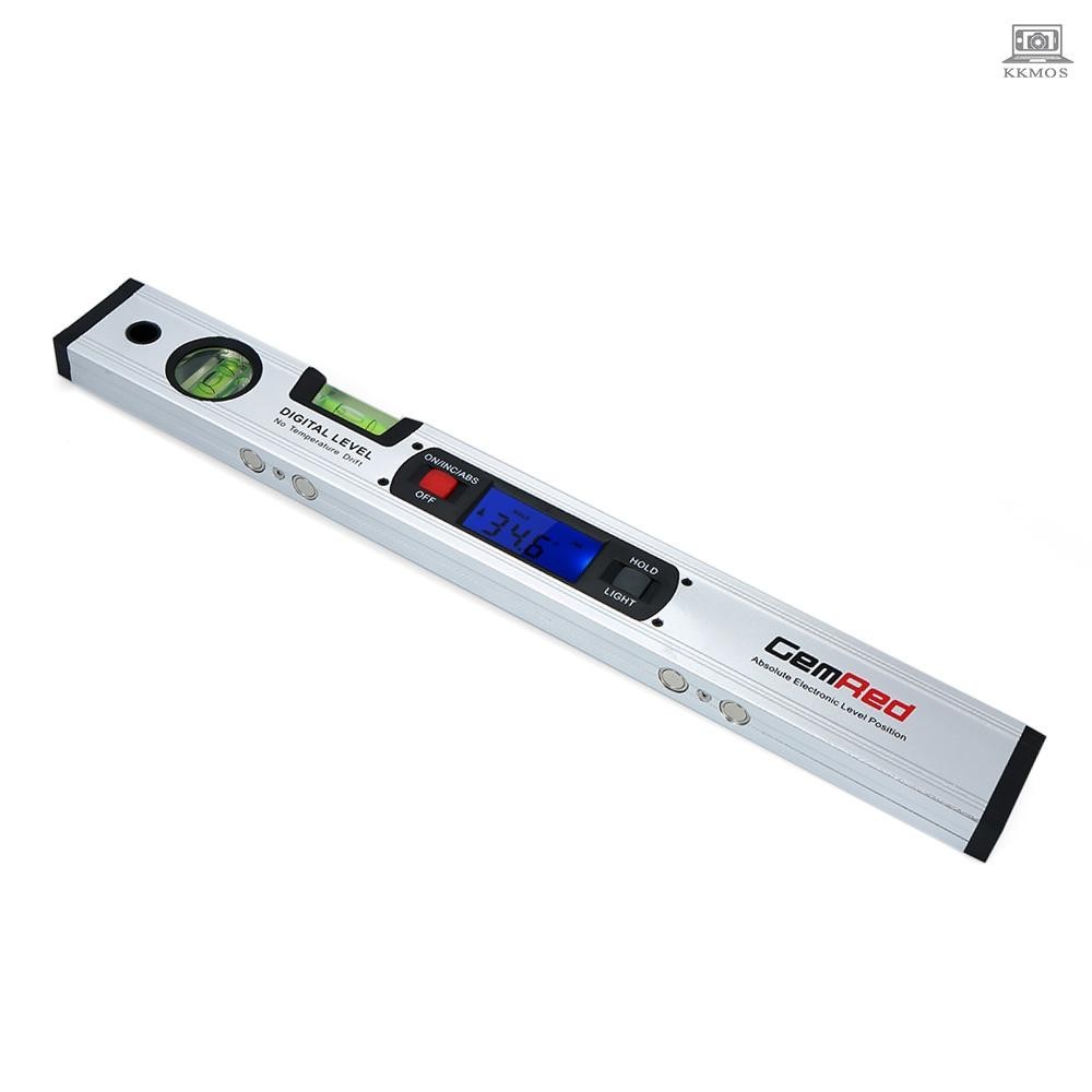 GemRed Digital Level Spirit Level Angle Finder with Magnetic 16'' Long ...