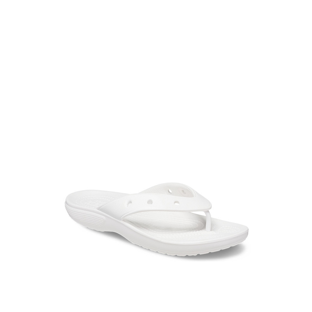 Crocs - Classic Crocs Flip Flops (Unisex - White) | Shopee Malaysia