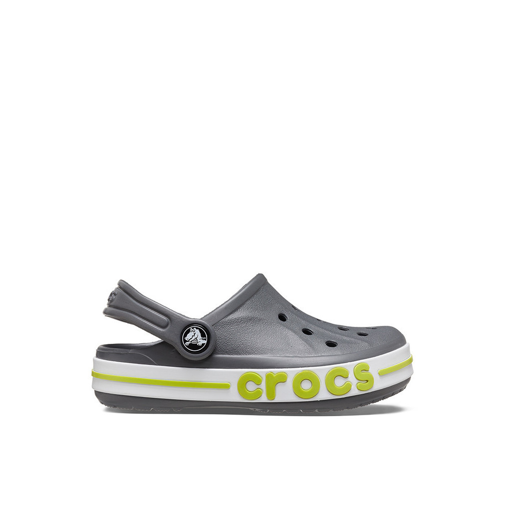 Crocs - Toddlers' Bayaband Clogs (Boys - Slate Grey/Lime Punch) | Shopee Malaysia