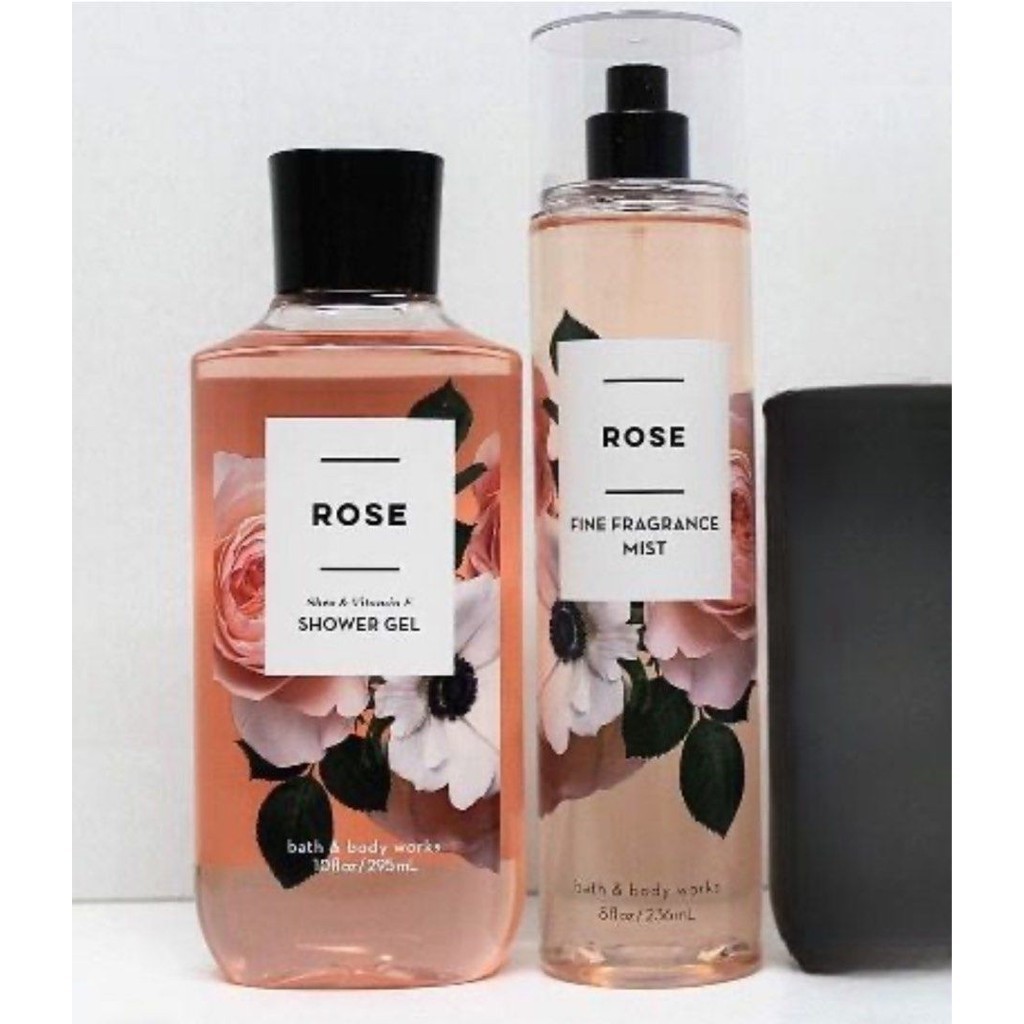 Bath & Body Works Rose Body Mist & Shower Gel | Shopee Malaysia