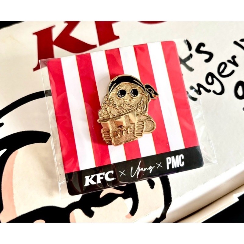 ReadyStock KFC 24K PGold Ujang Pin (100% Original by KFC) | Shopee Malaysia