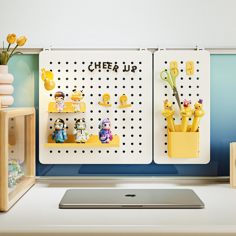JY-H/【Screen Hanging Desktop Wire-Wrap Board】Office Shelf Hanging Wire ...