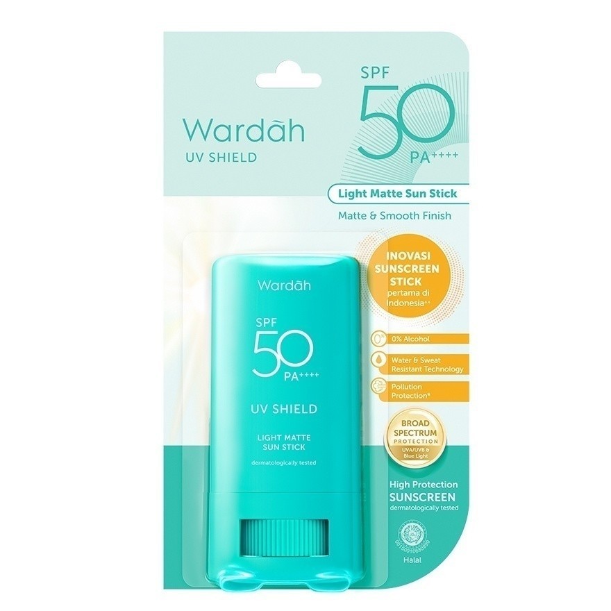 WARDAH UV Shield Light Matte Sun Stick 22g | Shopee Malaysia