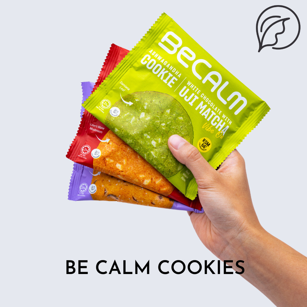 NEW! BeCalm Ashwagandha Cookies 30g X 10pcs | Shopee Malaysia
