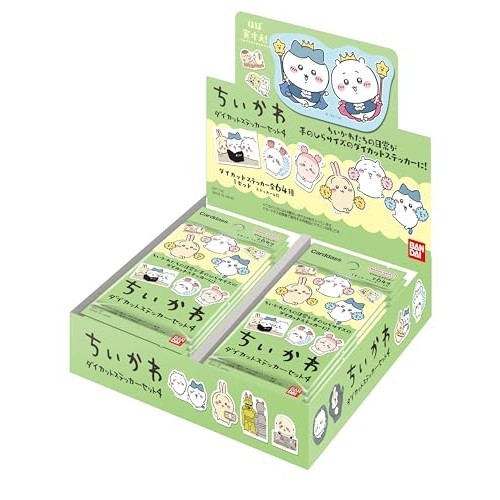 BANDAI Chikawa Die-cut Sticker Set 4 (Pack) (BOX) 20 packs 【Direct From ...