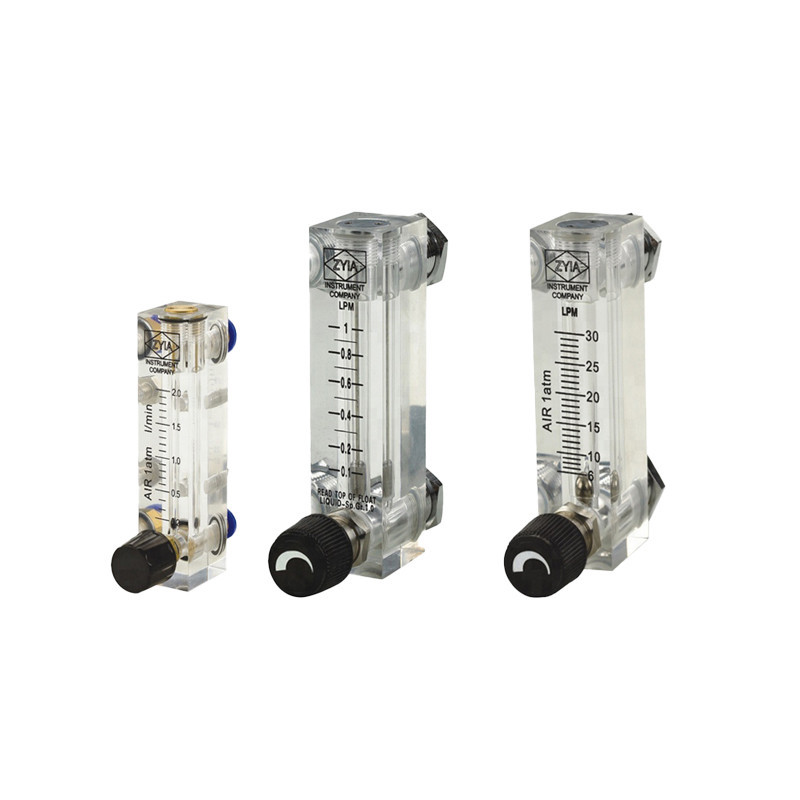 high accuracy 120 lpm panel air flow meter Acrylic glass rotameter oxygen flowmeter | Shopee ...