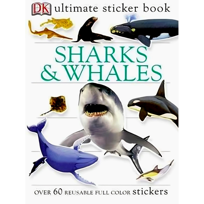 (BBW) ULTIMATE STICKER BOOK: SHARK AND WHALE (ISBN: 9780756602376) | Shopee Malaysia