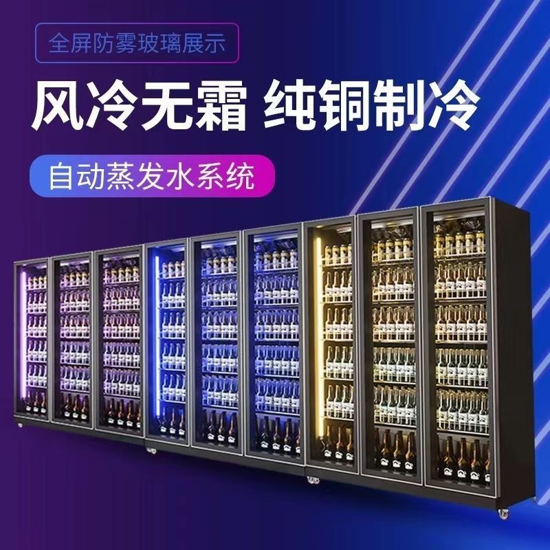 J-H/ Beer Drink Refrigerated Cabinet Vertical Wine Display Cabinet ...