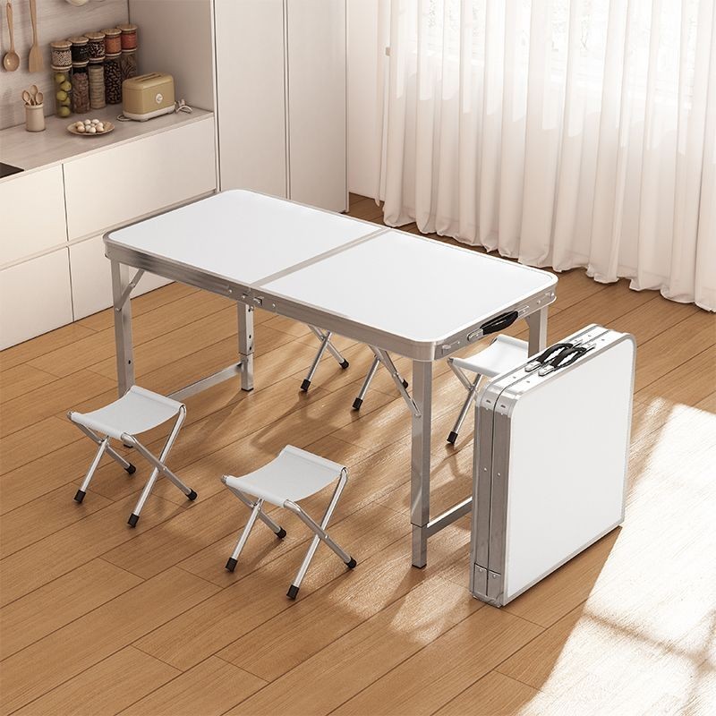 J-H/ Outdoor Foldable Table Picnic Camping Night Market Stall Stall ...