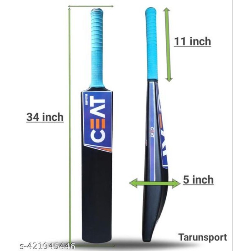 Plastic/Fiber Cricket Bat for Tennis/Hard Tennis Ball Full Size Bat ...
