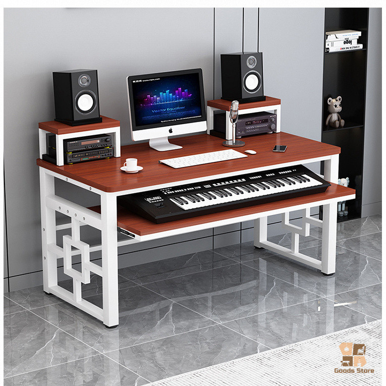 Desk, piano table, computer table, music studio workbench, synthesizer ...