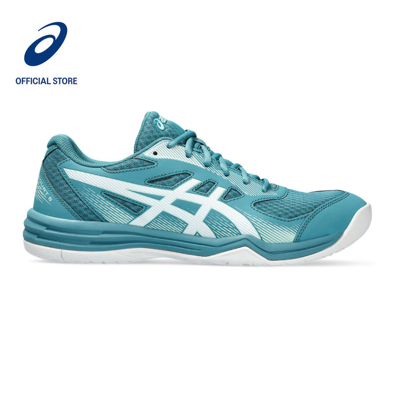 ASICS Upcourt 5 Men Indoor Sport Shoes In Blue Teal/White | Shopee Malaysia