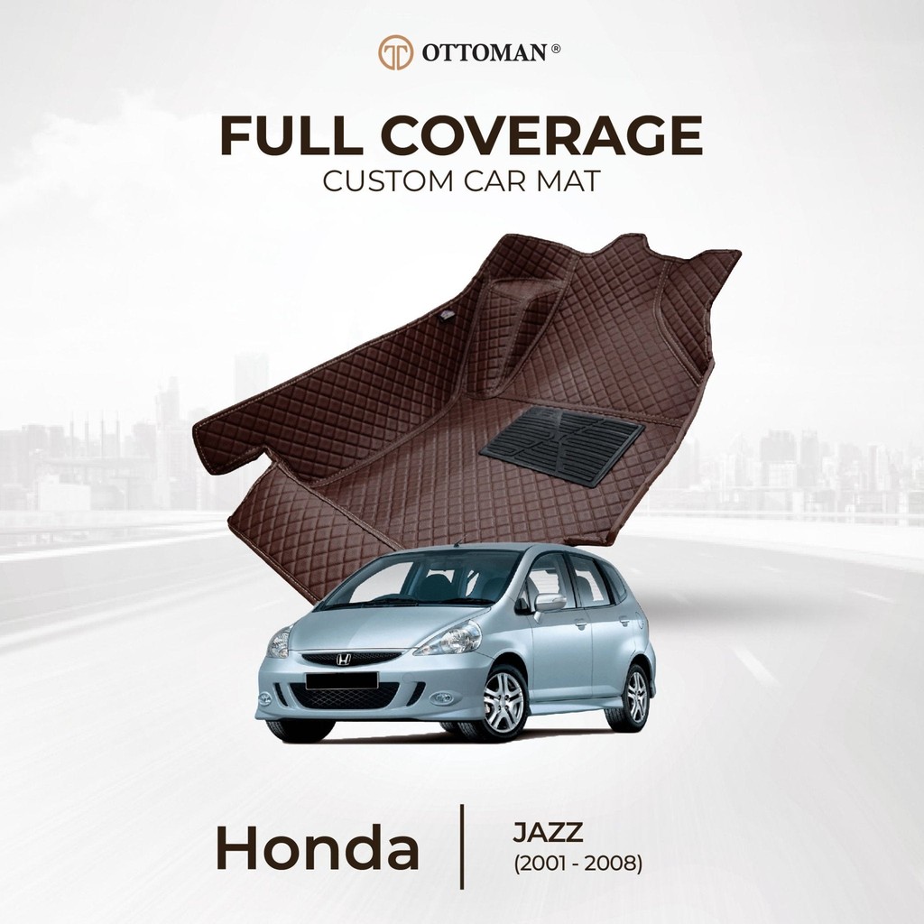 Ottoman Car Mat - Honda Jazz (2001-2008) | Shopee Malaysia