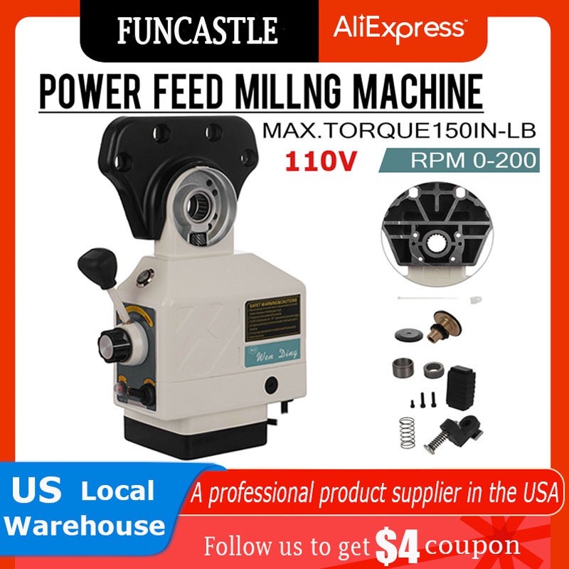 X-axis Power Feed Torque for Bridgeport Type Milling Machine Power ...