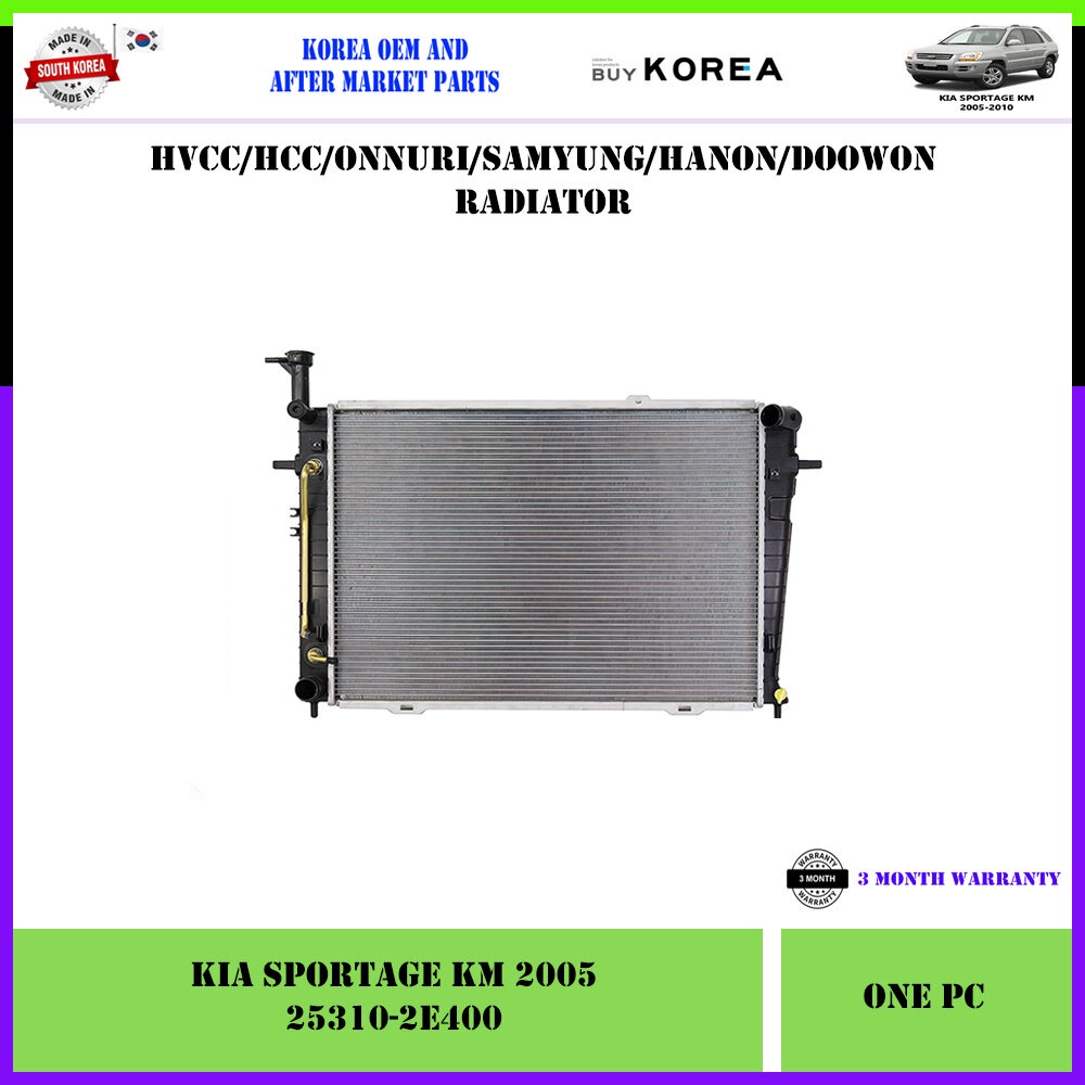 Kia Sportage KM 2005-2010 Korea Aftermarket Radiator (25310-2E400 ...
