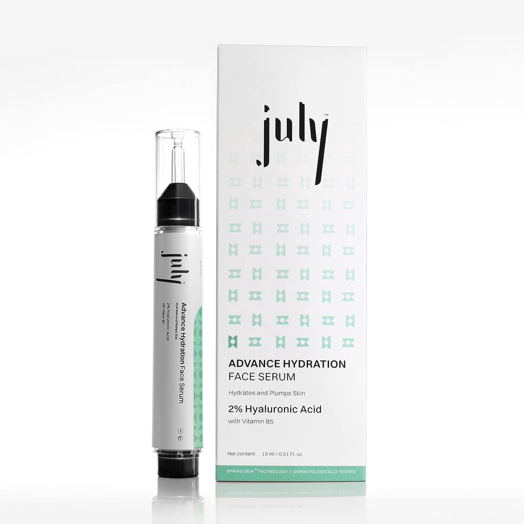 July Advance Hydration Face Serum 2% Hyaluronic Acid with Vitamin B5 ...