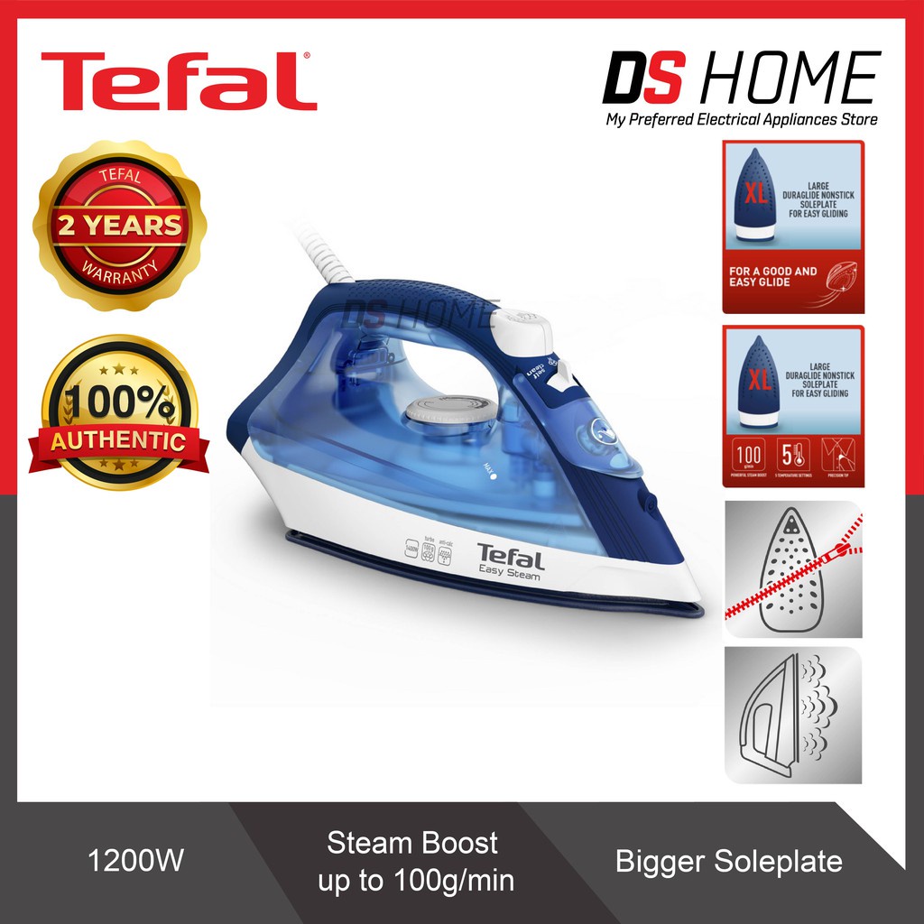 🔥 HOT DEALS 🔥 TEFAL FV1941 STEAM IRON EASY STEAM ESSENTIAL 2 STERIKA ...