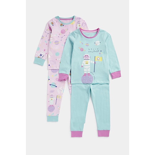 Mothercare Space Pyjamas - 2 Pack | Shopee Malaysia