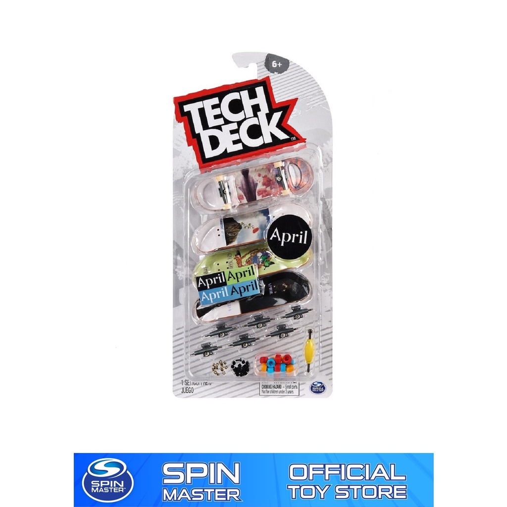 [Original] Tech Deck Fingerboard Ultra Deluxe 4 Pack April Toys for ...