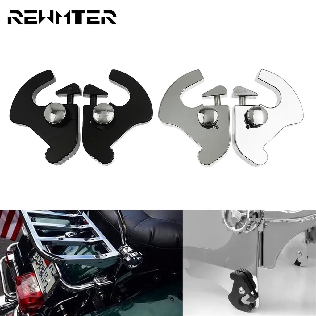 Motorcycle Backrest Detachable Rotary Sissy Bar Luggage Racks Docking ...