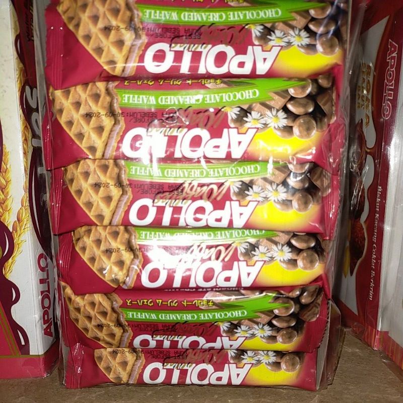 APOLLO CHOCOLATE waffles 36pc | Shopee Malaysia